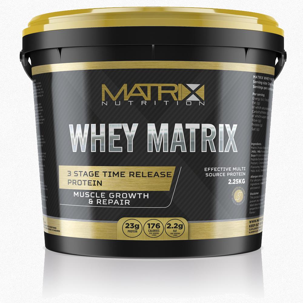 MATRIX WHEY - 100% PROTEIN POWDER - SHAKE - ANABOLIC MUSCLE GROWTH 5KG ...