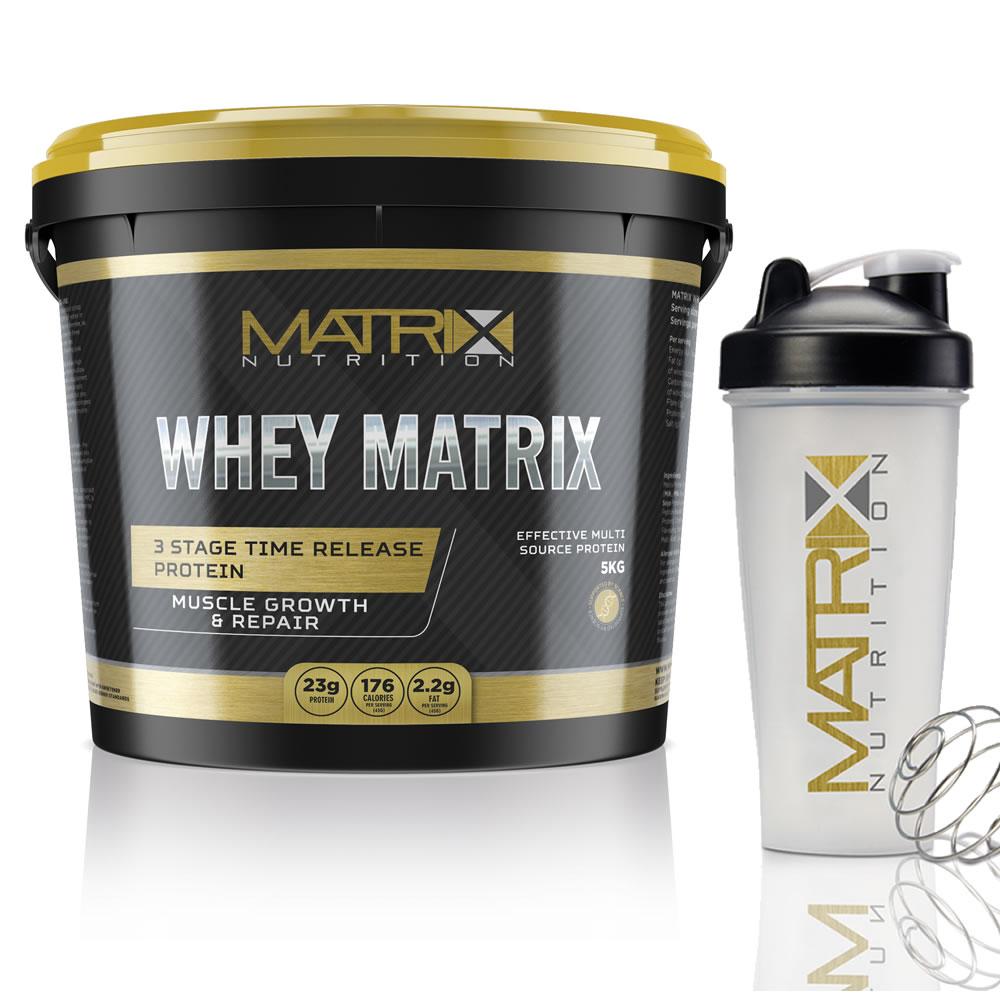 MATRIX WHEY - 100% PROTEIN POWDER - SHAKE - ANABOLIC MUSCLE GROWTH 5KG ...