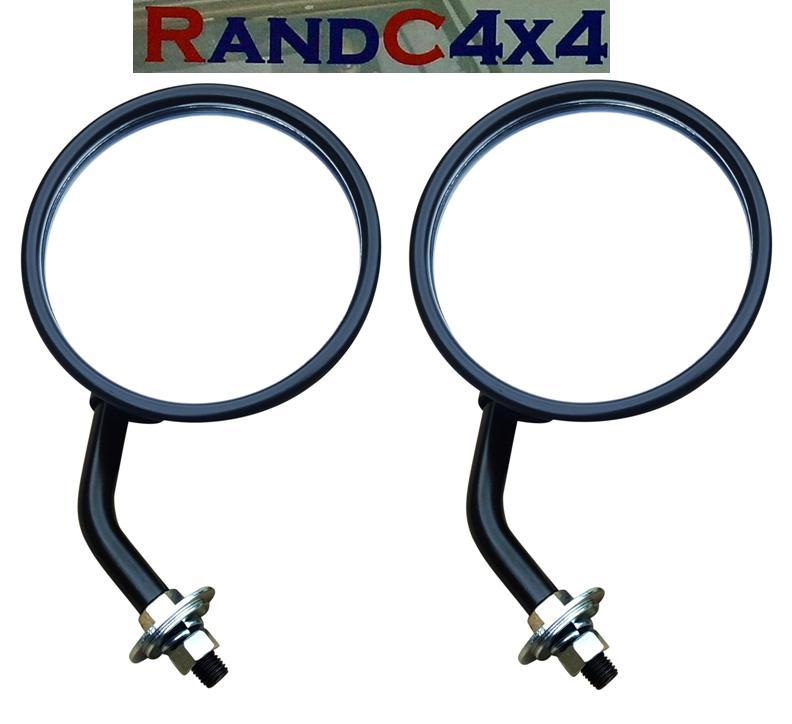 562912 Land Rover Series 2 2A 3 Round Wing Mirrors With Arms (PAIR) | eBay