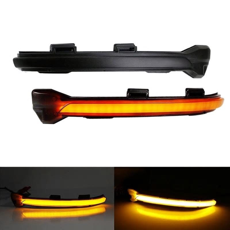 2 X Dynamic Amber Led Wing Mirror Indicator Lights Vw Golf Mk 7 ...