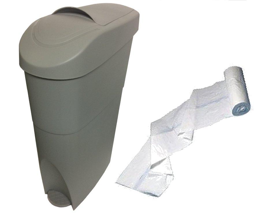4x EHCG Sanitary Waste Bins Ladies + Liners Feminine Hygiene Disposal ...