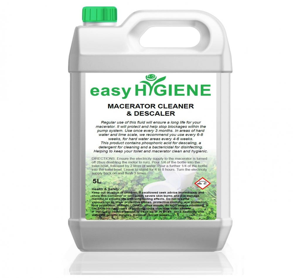5L 1x 5 LITRE Macerator Toilet Descaler Cleaner for Septic Saniflo ...