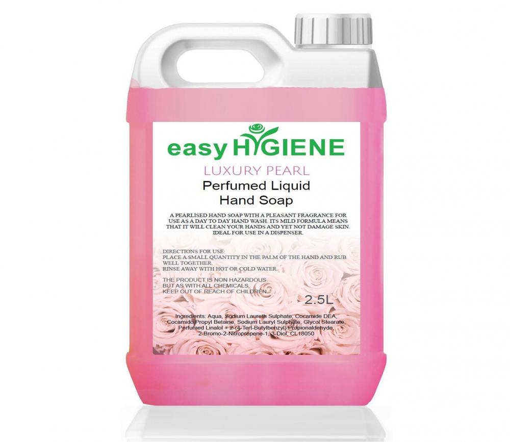 2.5L FLORAL PINK Perfumed Luxury Pearlised Liquid Pearl Hand Soap 2.5 ...