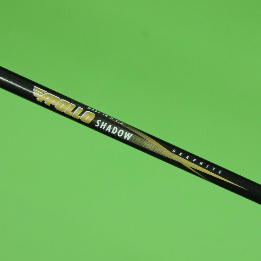 Genuine APOLLO SHADOW Black/Gold Stiff Flex Driver Golf Shaft 46" New ...