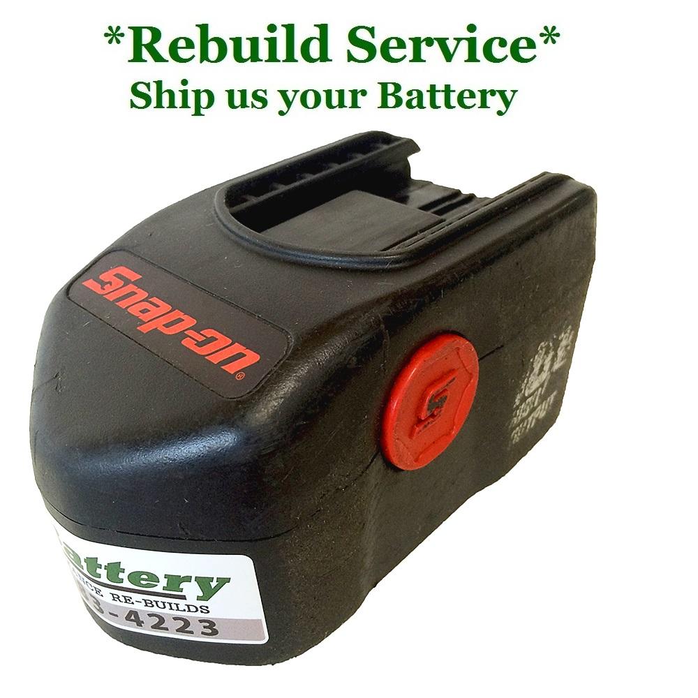 Snap-on 18 Volt Battery CTB4185 | CTB4187 DIY REPACK KIT | Tenergy 2 ...