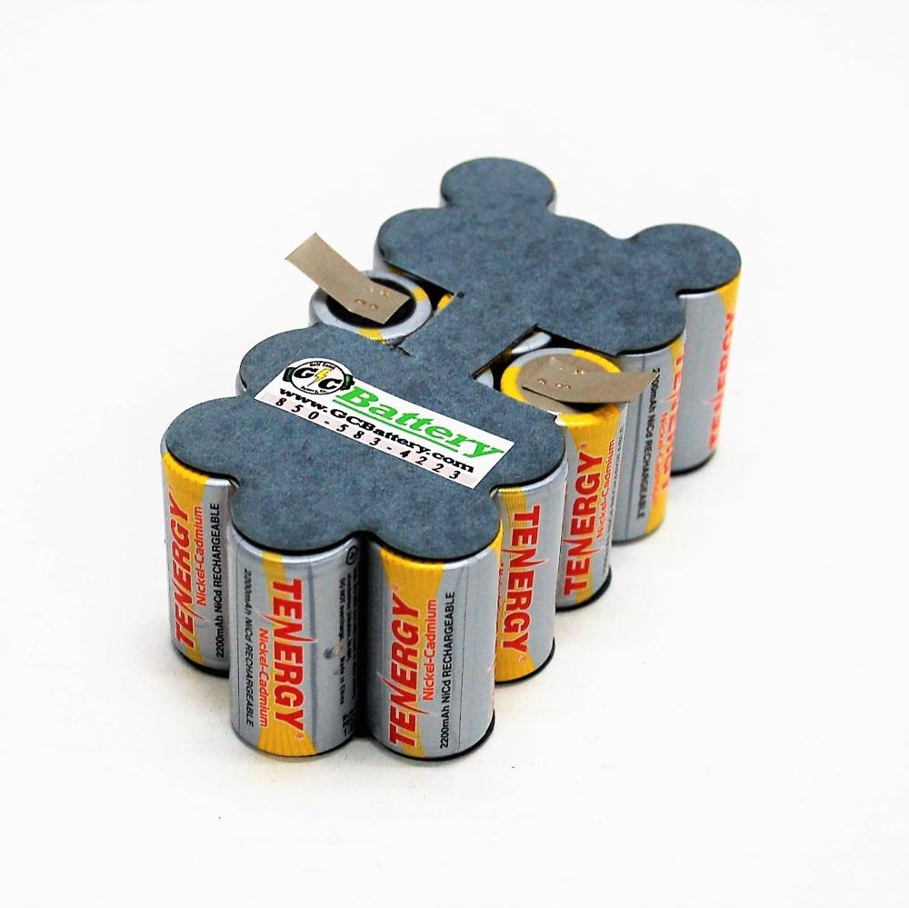 Snap-on 18V Battery CTB4185 CTB4187 DIY REPACK KIT Tenergy 2.2Ah NiCd ...