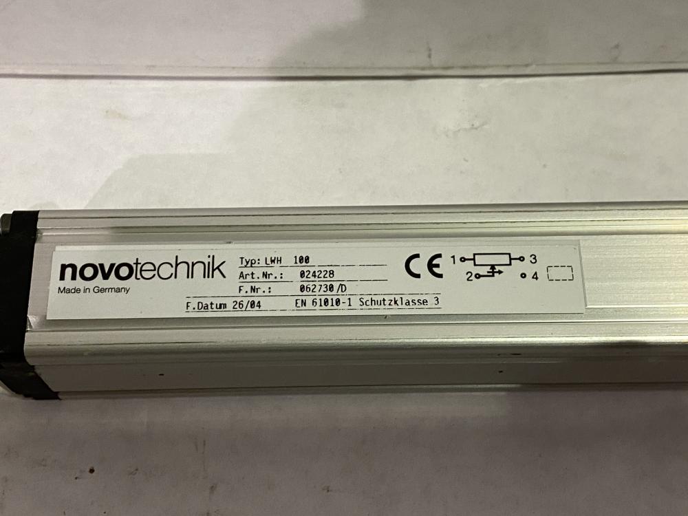 NOVATECHNIK LINEAR POSITION SENSOR POTENTIOMETER # LWH-100 100mm STROKE ...