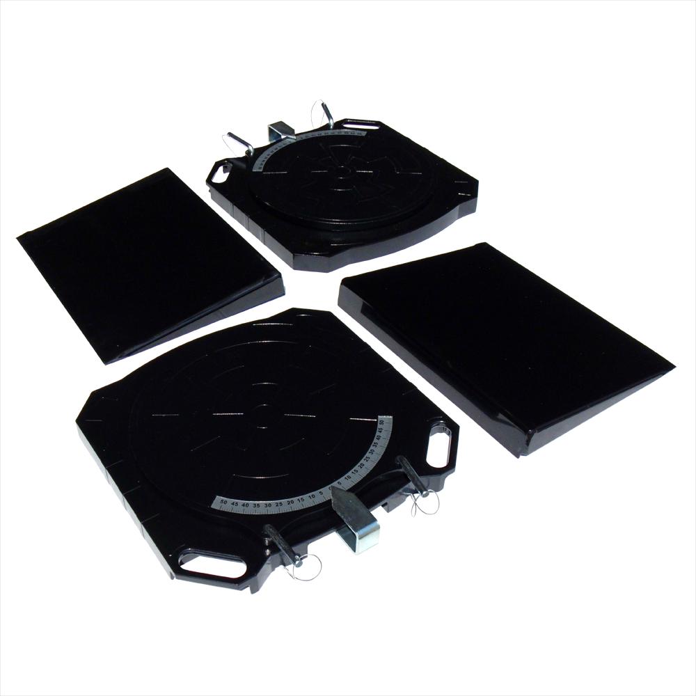 Steering Turntables Aluminium Wheel Alignment Turn Plates 50 Degree ...